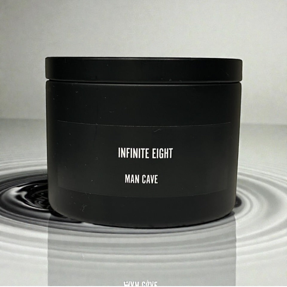 MAN CAVE WICKLESS CANDLE – Infinite Eight Luxury Candle Brand